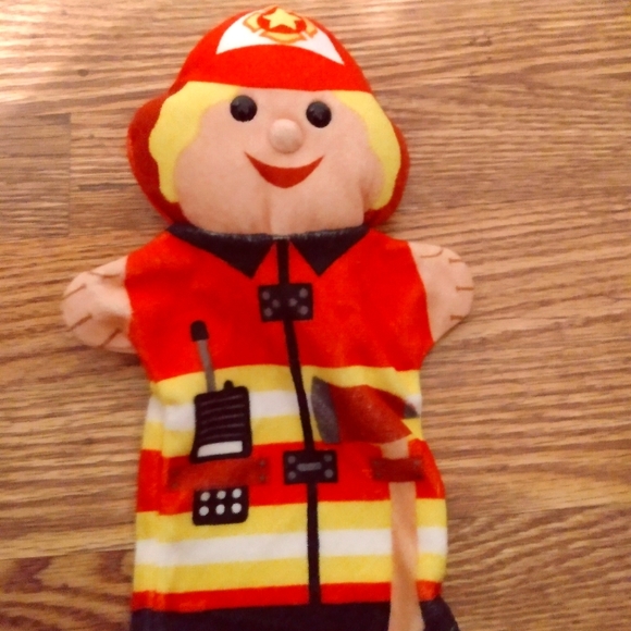 Toys | Firefighter Soft Childrens Hand Puppet | Poshmark